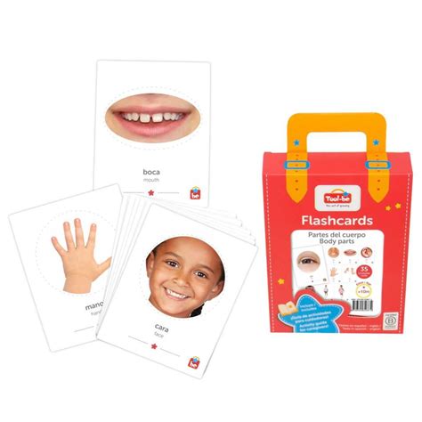 Flash Cards Partes Del Cuerpo Mombee