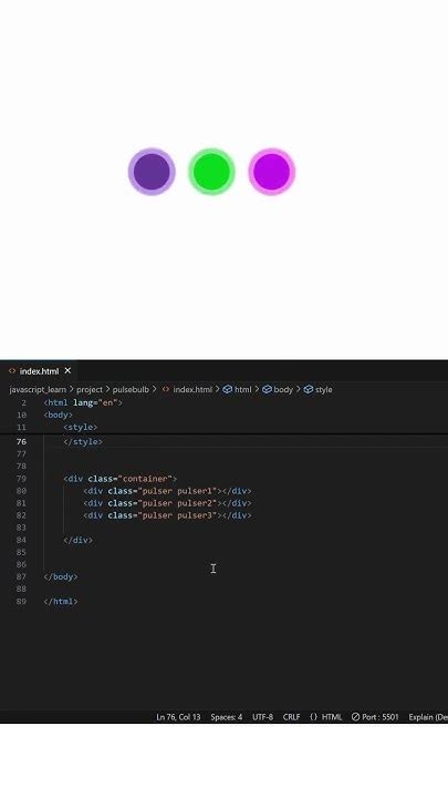 Css Animation With Auto Shrinking Balls Smooth Animation Effect Coding Webdevsimplified