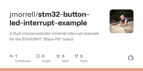 github jmorrell stm32 button led interrupt example a rust microcrontroller minimal interrupt