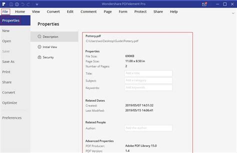 How Do I Check And Change The Properties Of A PDF File