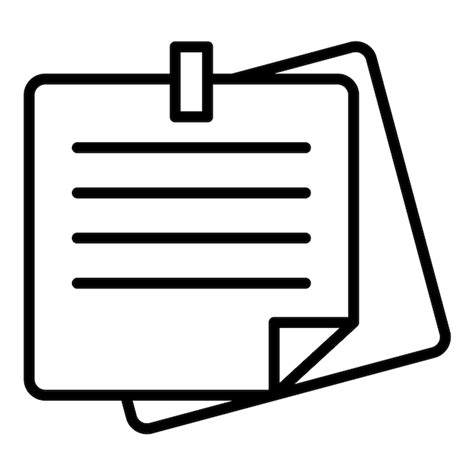 Premium Vector Sticky Notes Vector Illustration Style