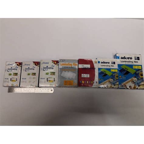 Small Size Laminating Film Laminate Various Small Size 54mmx86mm 60mmx90mm 65mmx95mm