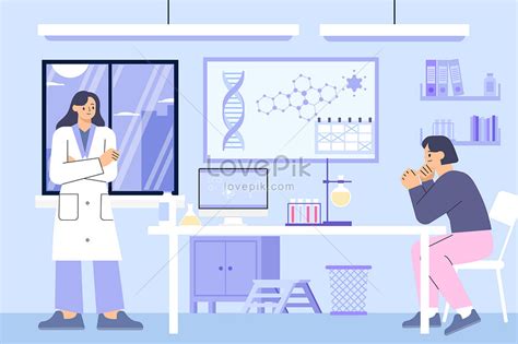 스승의날 화학실험수업 일러스트 무료 다운로드 Lovepik