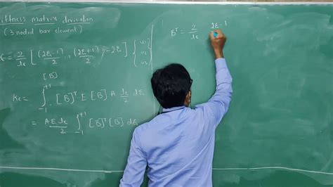 Stiffness Matrix For 3 Noded Bar Element Youtube