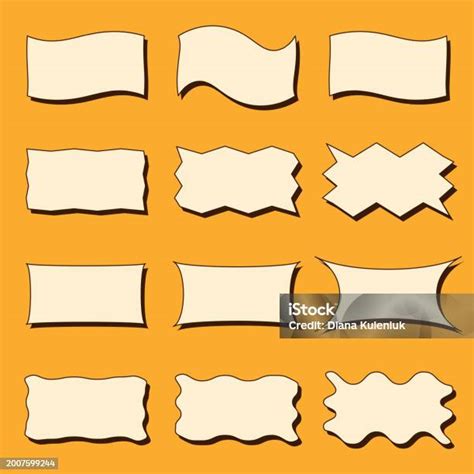 추상 양식 메시지 창 대화 상자 창 대화 상자 창의 형태입니다 레트로 스타일의 모양 벡터 일러스트 레이 션 0명에 대한 스톡 벡터 아트 및 기타 이미지 Istock