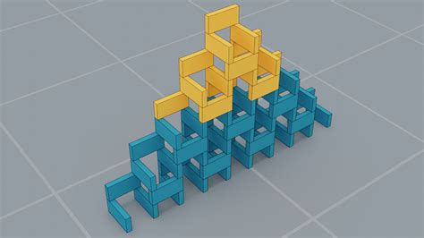 2D Pyramid Domino Tim