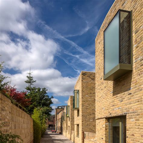 Pivoting Louvres Conceal Windows Of Mews House By Belsize Architects
