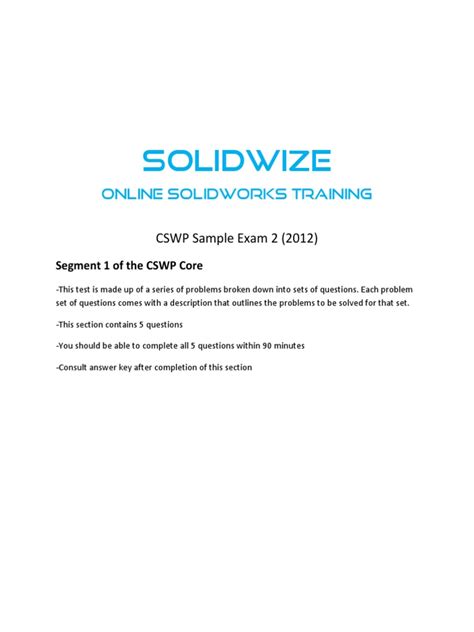 Solidwize Cswp Sample Exam 2 Segment 1 Pdf Density Physics