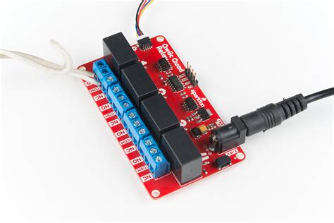 Qwiic Quad Relay Hookup Guide SparkFun Learn