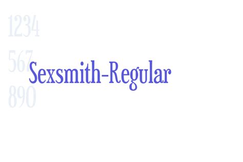 Sexsmith Regular Font Free Download