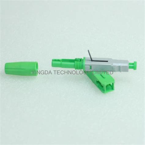 Green Blue SC UPC APC Field Installable Connector FTTH Use