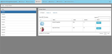 School Management System In Php Codeigniter With Source Code Codeastro