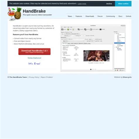 Handbrake Addy S Toolkit Web Dev Design Resources