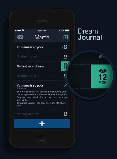 lucid dreaming app behance