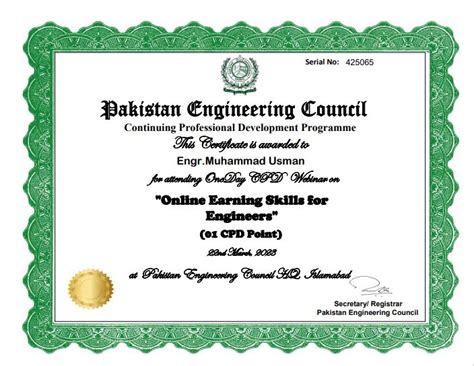 Usman Ashiq On Linkedin Pec Engineers Cpd Pecrenewal