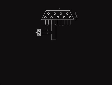 Schematic For Conector Db9 · Flux