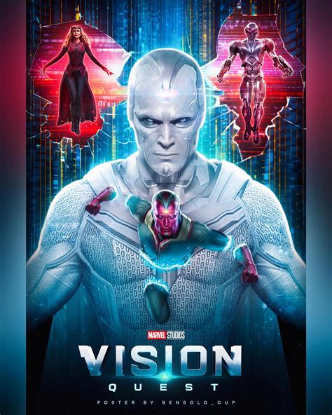 Mcu Vision Quest Series Fan Poster By Bensolo Cup By Tytorthebarbarian