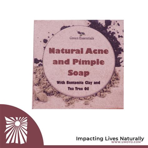 Green Essentials Natural Acne And Pimple Soap 80g Umoyo Natural Health
