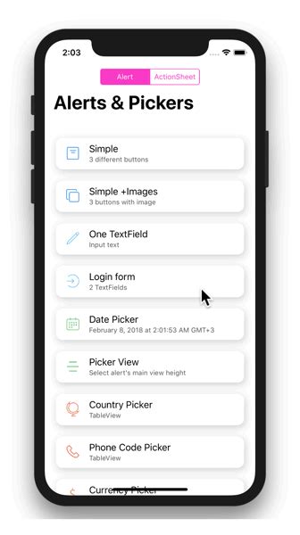 Advanced Usage Of UIAlertController And Pickers