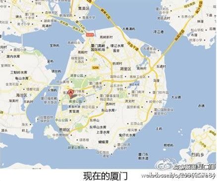 不断长大的厦门岛古今厦门对比 Amoy厦门
