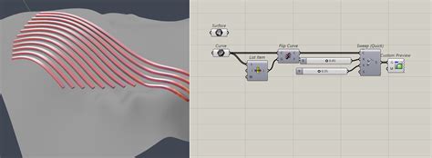 How To Sweep Extrude Surface Profile Along Non Planar Curve Grasshopper Mcneel Forum