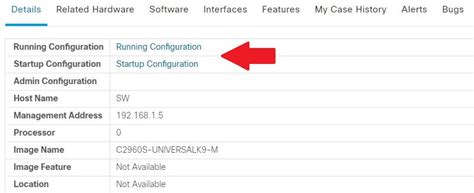 Running Configuration Startup Configuration Cisco Community