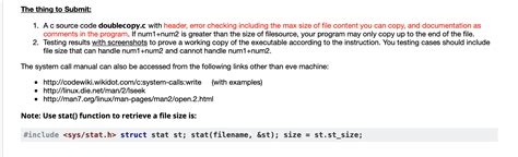 Solved Instruction Write A C Program Doublecopy That Chegg