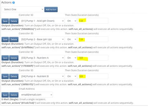 Recommended Value For Pump Duration In Phec Control Mycodo Radical