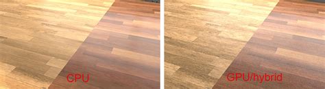 تفاوت رندر توسط پردازنده و کارت گرافیک