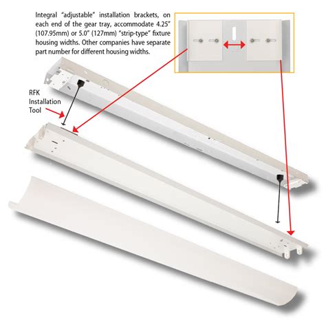 T5 And T8 Led Lamp Retrofit Conversion Kits For Strip Type Fixtures
