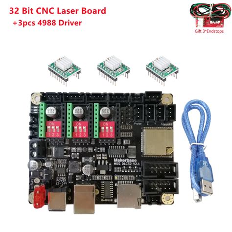 Cnc Laser Engraving Controller Mks Dlc32 V2 1 Control Plate Grbl Breakout Board 3axis Usb Driver