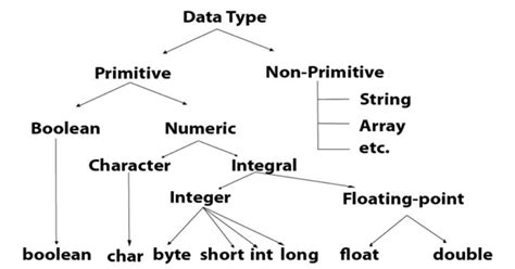 Java Data Types Codingcompiler