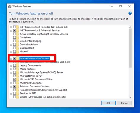 Install Iis Windows 10 How To Install Iis Manager In Windows 10