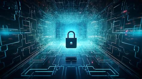 Premium AI Image Data Security And Cybersecurity Concepts