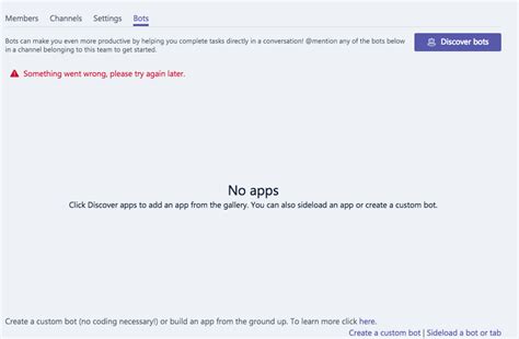 Error Uploading Bot To Teams Stack Overflow