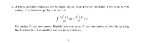 Solved Λ fellow calculus enthusiast was working through some Chegg com