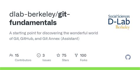 GitHub Dlab Berkeley Git Fundamentals A Starting Point For