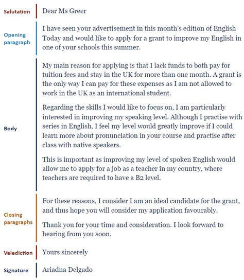 Ejemplo De Una Carta Formal Ingles Modelo De Informe