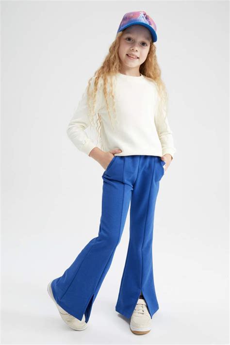 رويال بناتي بنطلون سويت بانتس بناتي واسع الساق 2676638 Defacto