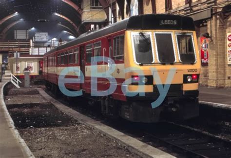 35mm Railway Slide Of Class 141 Dmu 141120 York Copyright To Buyer £4
