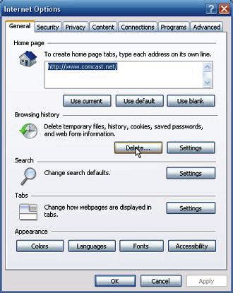 Clearing The Browser Cache Memory