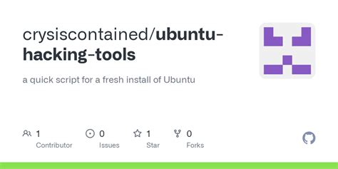GitHub Crysiscontained Ubuntu Hacking Tools A Quick Script For A Fresh Install Of Ubuntu