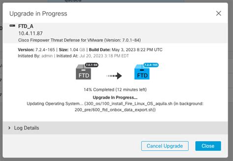 Upgrade Ftd Ha Managed By Fmc Cisco