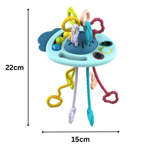 Booandbub 6 In 1 Activity Toys Educational Interactive Pull String Finge Boo And Bub