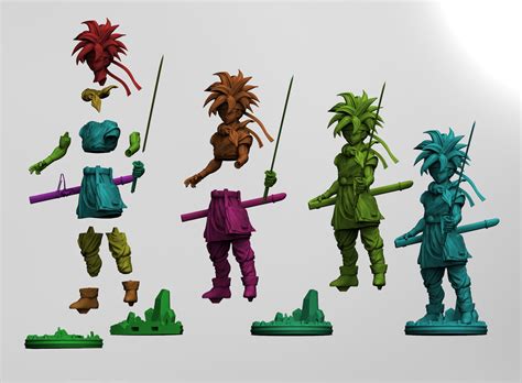 🐸 Chrono Chrono Trigger・ Stl File For ・cults