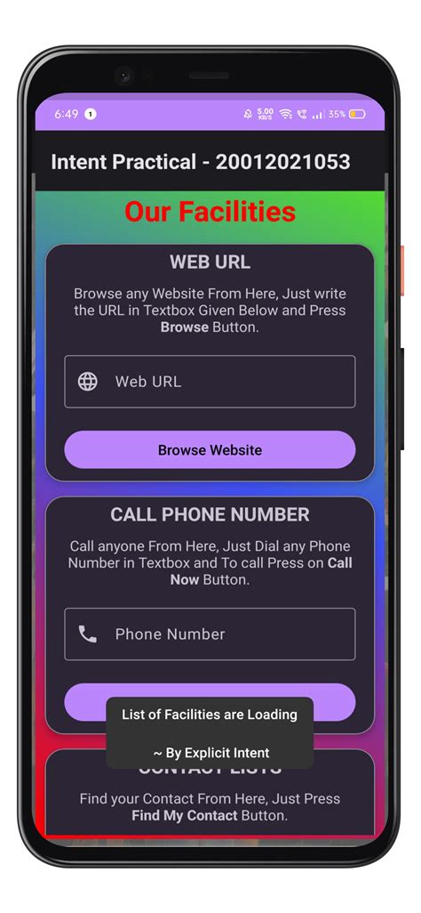 GitHub Snjy Sukhwani MAD Practical This Is Practical Different Facilities