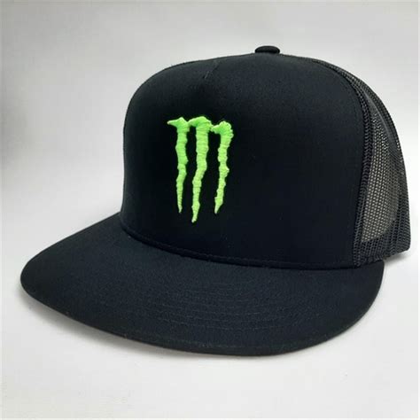 Monster Energy Snapback Hat Etsy