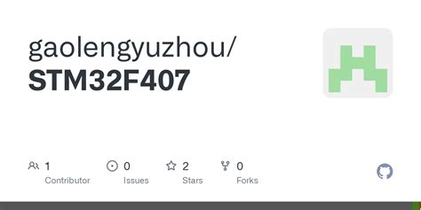 Github Gaolengyuzhoustm32f407