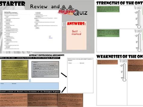 Ocr A Level Evaluating The Ontological Argument 5th Lesson