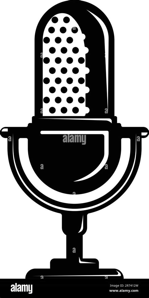 Microphone Black Icon Symbol Vector Design Stock Vector Image And Art Alamy